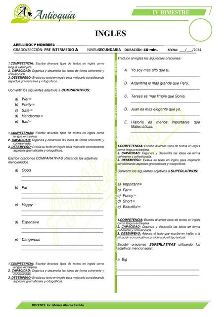 INGLES | Jefferson | uDocz