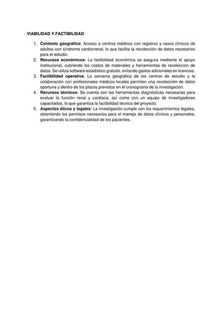 Viabilidad Y Factibilidad | Maite | uDocz