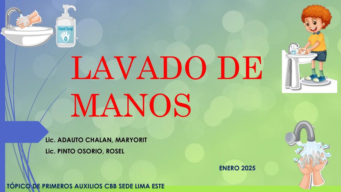 Flashcards de LAVADO DE MANOS INICIAL | Por MARYORIT GERALDINE | uDocz