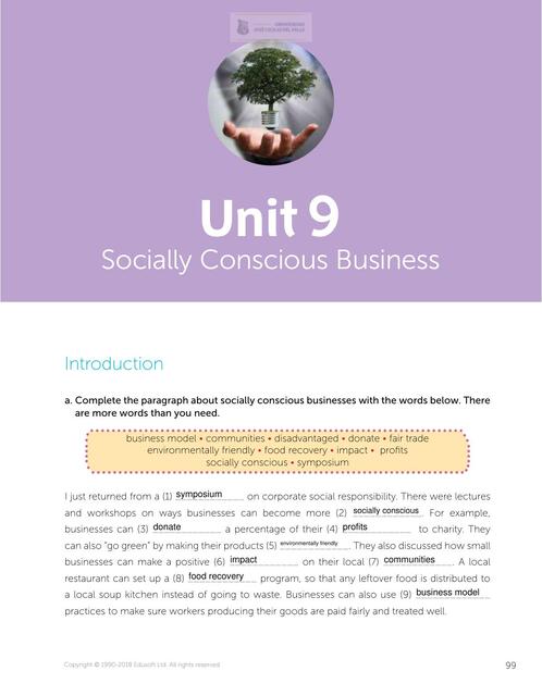Flashcards de Advanced 1 Workbook Unit 9 compressed | Por Tatiana | uDocz