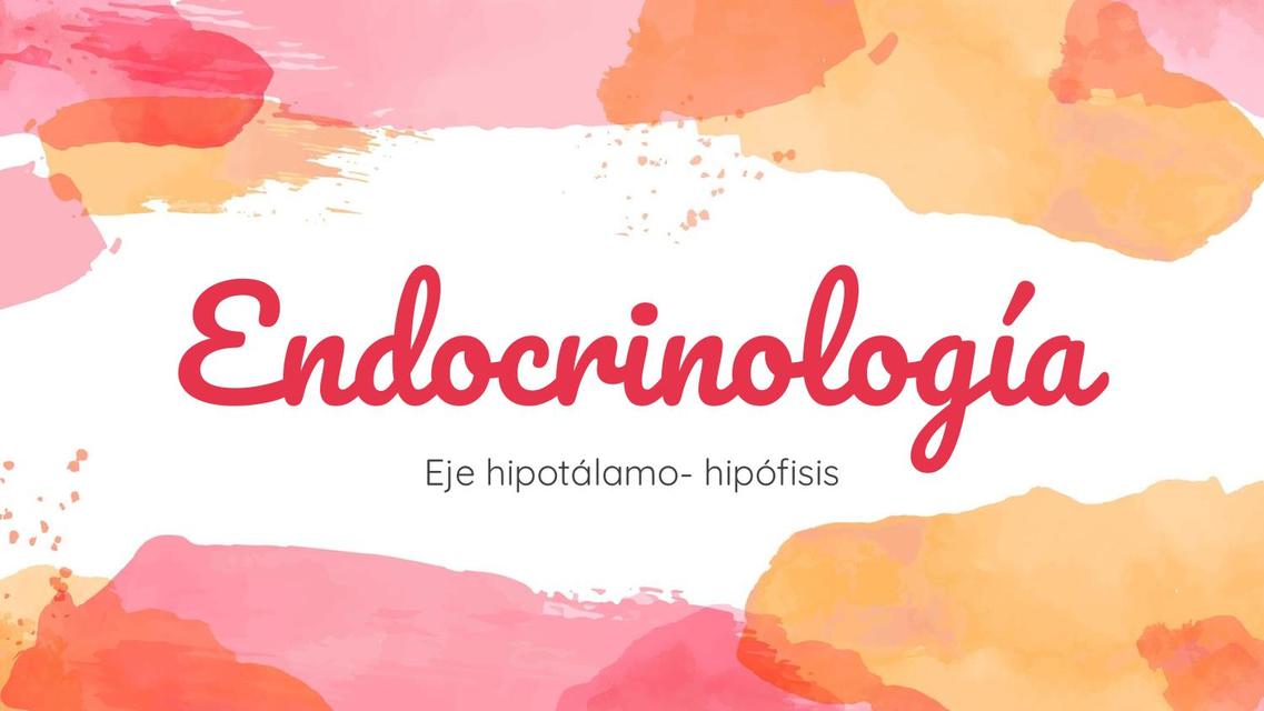 Endocrinología | Elisa Espinosa | uDocz