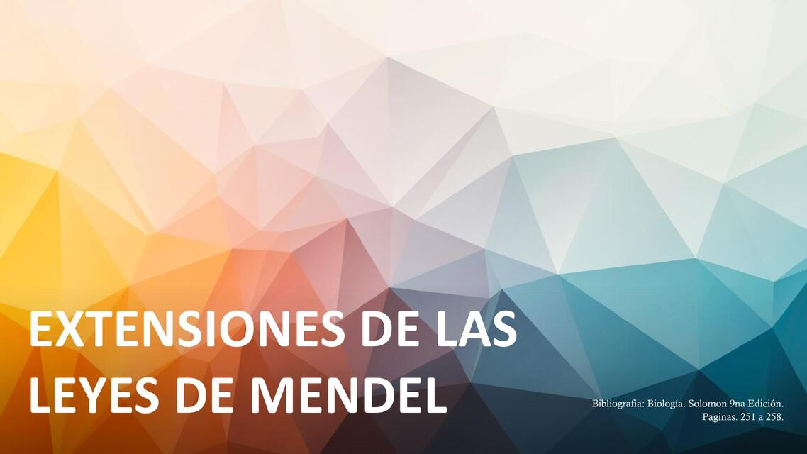 Flashcards de Clase 12 UNIDAD X Extensiones de las Leyes de Mend | Por ...