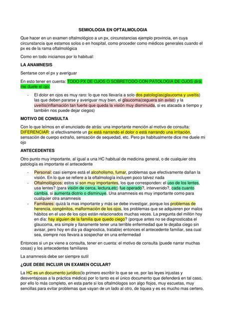 2 EXAMEN OCULAR BASICO Y EXAMENES AUXILIARES | Nataly Barrera | uDocz