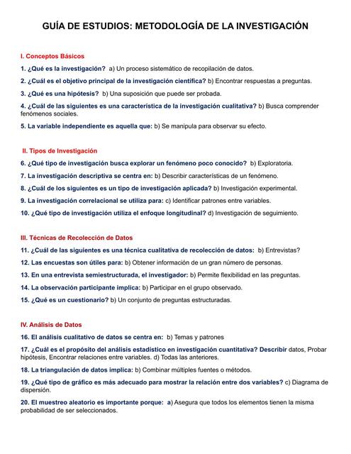 GUÍA DE ESTUDIOS METODOLOGIA | Michell Marquez | uDocz