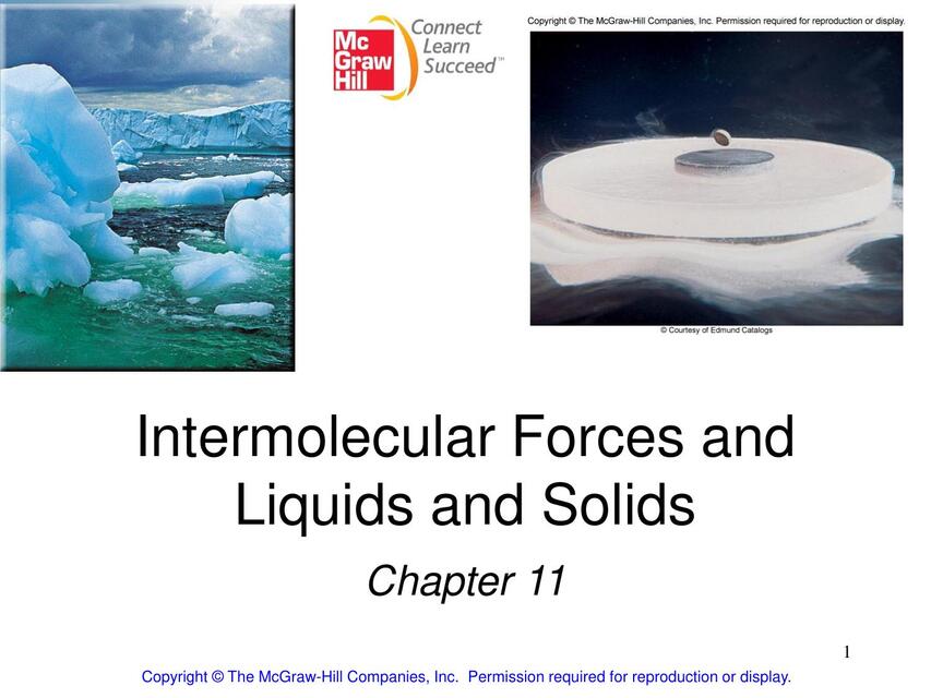 Chapter 11 Intermolecular Forces odt F24 | Marto Moreno | uDocz
