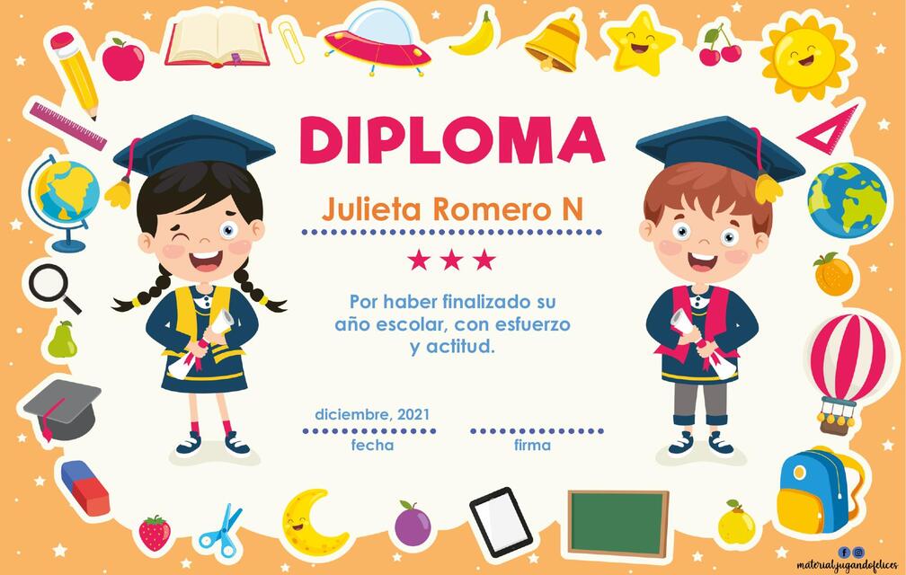 Diplomas Material jugandofelices OFICIAL | Paola Saavedra | uDocz