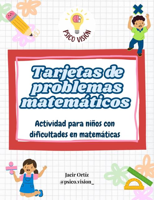 Tarjetas de problemas matemáticos | Jaciriz | uDocz