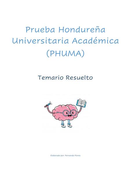 Guia PHUMA Resuelta | Fernanda Flores | uDocz