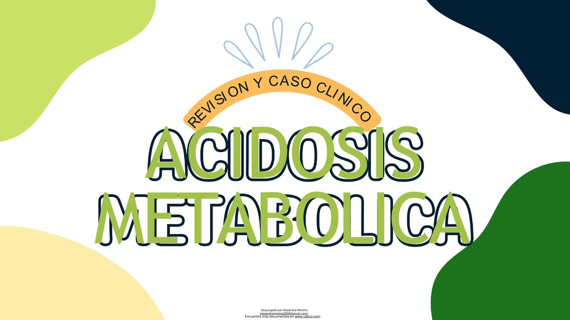 metabólica | Alejandra Moreira | uDocz