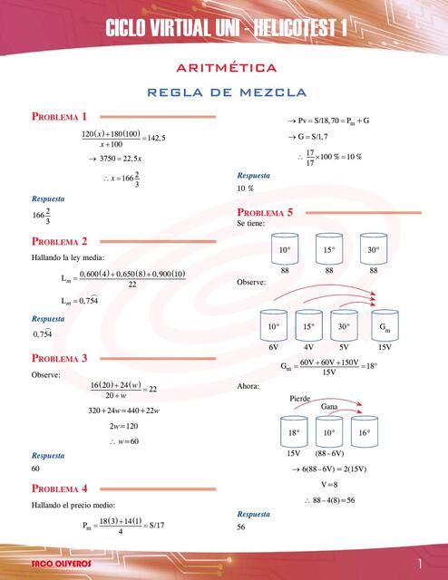 REGLA DE MEZCLA 2 | Alex | uDocz