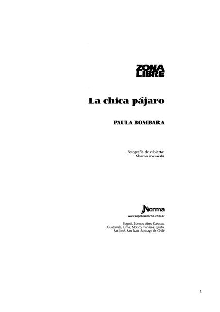 Bombara Paula La chica pájaro | Alma | uDocz Bombara Paula La chica pájaro | Alma | uDocz