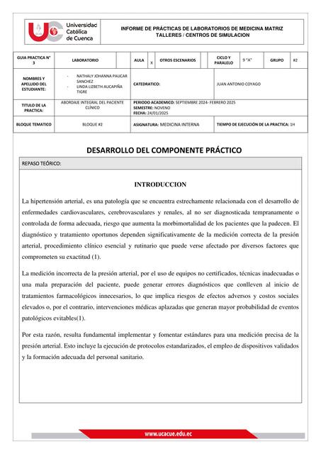 PRÁCTICA 3 MED INTERNA | Linda | uDocz