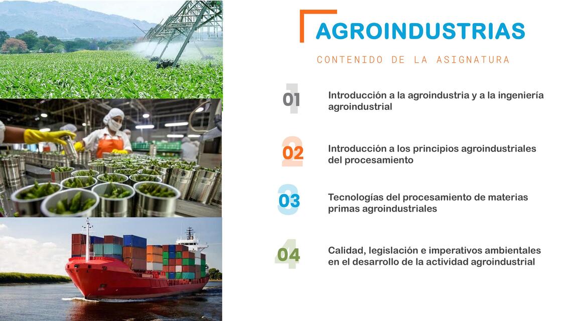 Diapositivas AGROINDUSTRIAS | CAMINO AL EXITO | uDocz