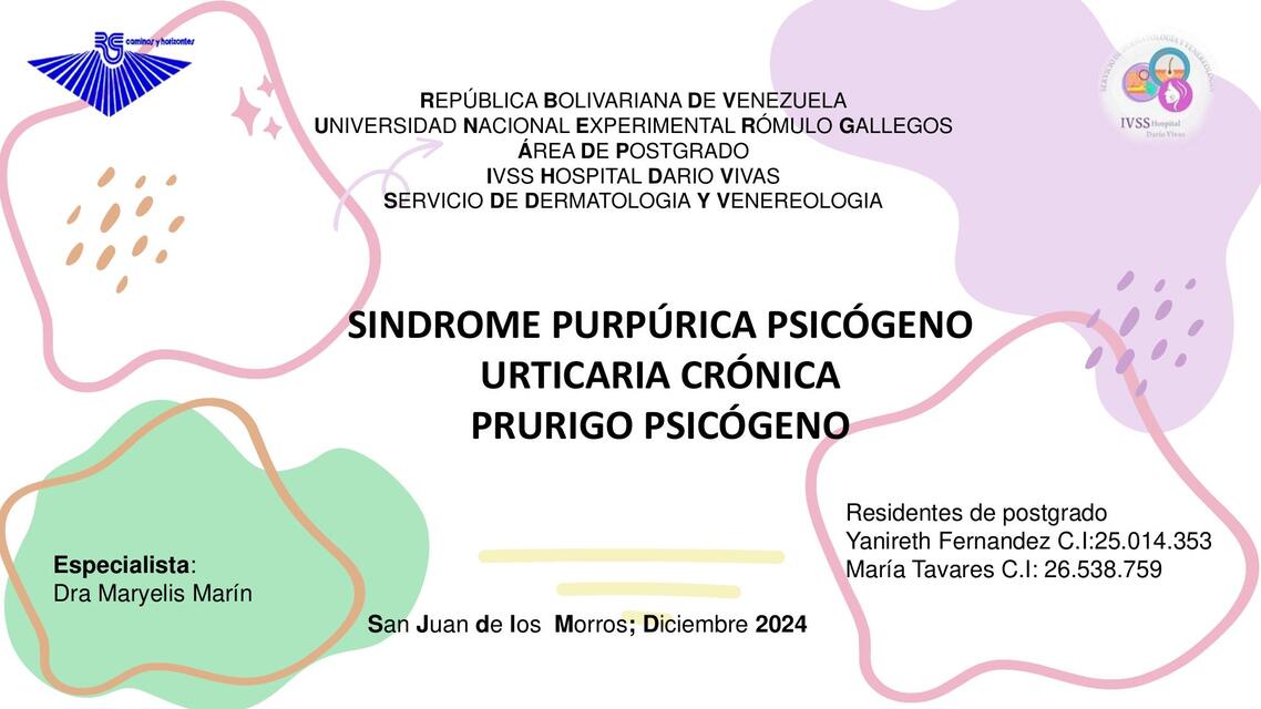 urticaria cronica yani y maria | Maria de los Angeles Tavares Hurtado ...