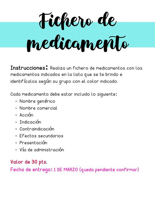 Fichero de medicamento | Marlyn | uDocz