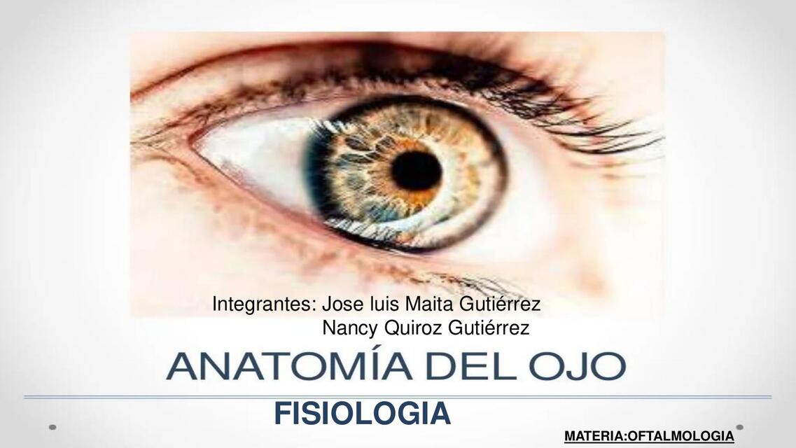 anatomia del ojito | jose maita | uDocz