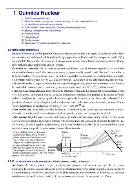 Química nuclear definiciones preliminares | Química para estudiantes ...
