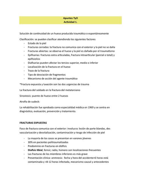 Apuntes TyO | ISABEL BAHENA ALEJANDRE | uDocz