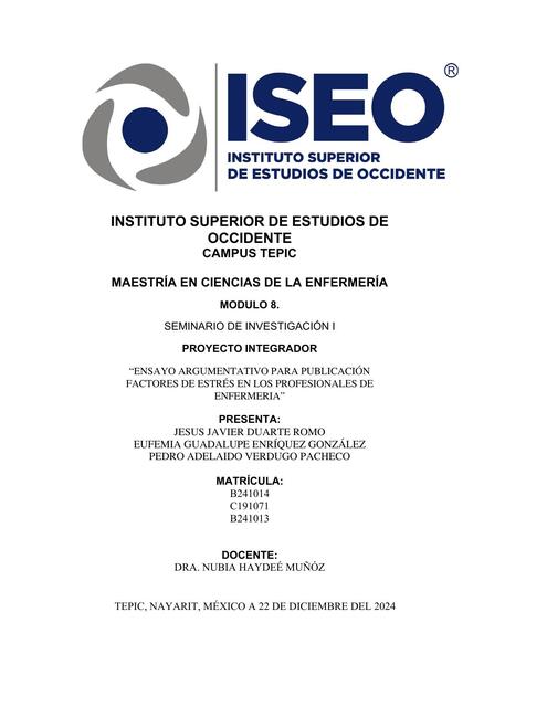 PROYECTO FINAL INTEGRADOR MODULO 8 3J | jesus | uDocz