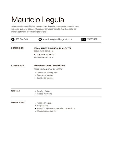 CV Daniel | Diego | uDocz