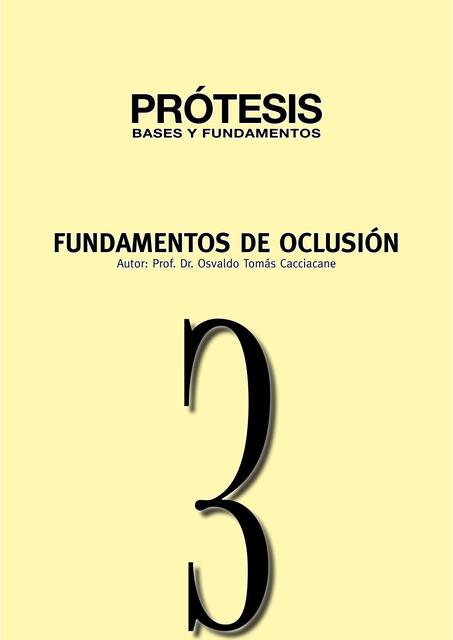 Fundamentos de oclusion | Valerie Bennett | uDocz