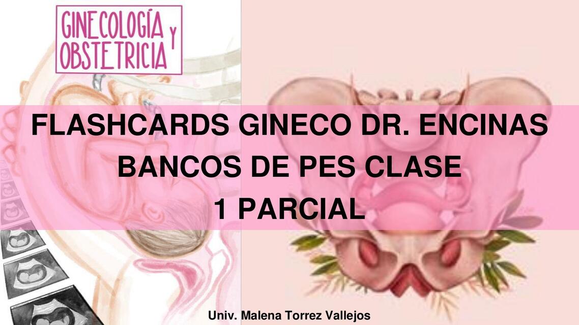 1 FLASHCARD PES GINECO | Leslie Janine Torrico Rojas | uDocz