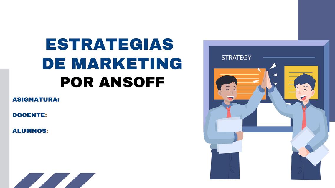ESTRATEGIAS ANSOFF 1 | PAULO ADRIANO | uDocz