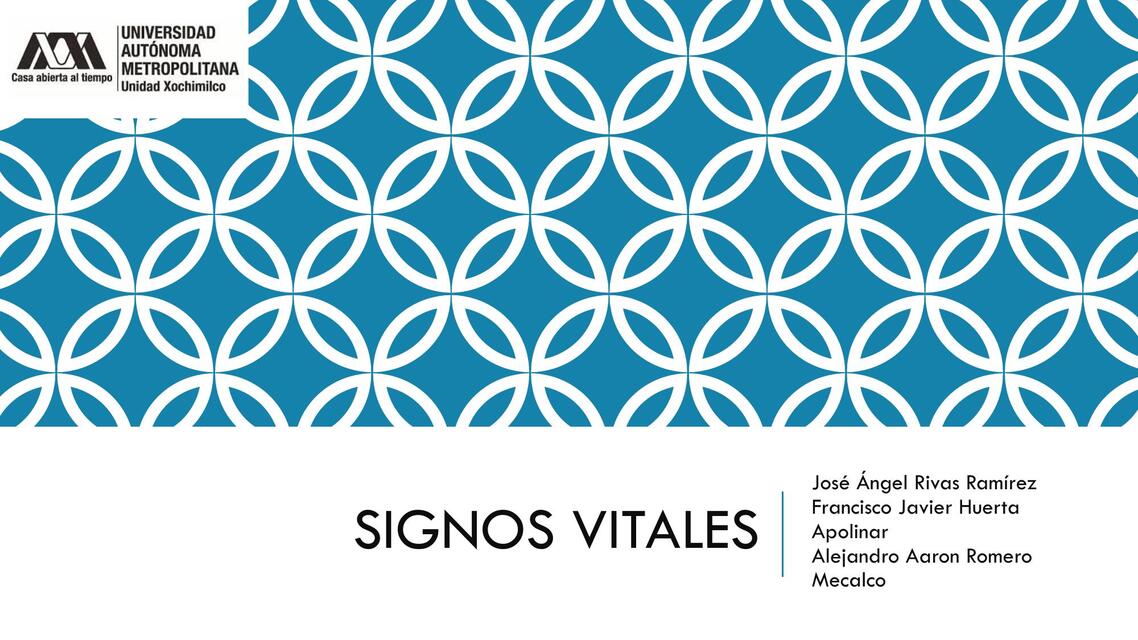 Signos vitales | Alejandro Aaron | uDocz
