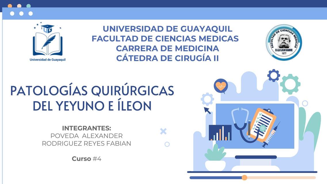 14. PATOLOGÍAS QUIRÚRGICAS DEL YEYUNO E ÍLEON | Ana Paula | uDocz