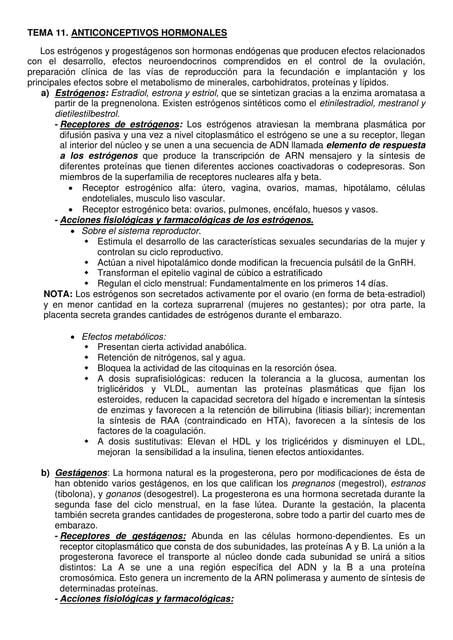 11 ACO hormonales | Reinaldo Acosta | uDocz
