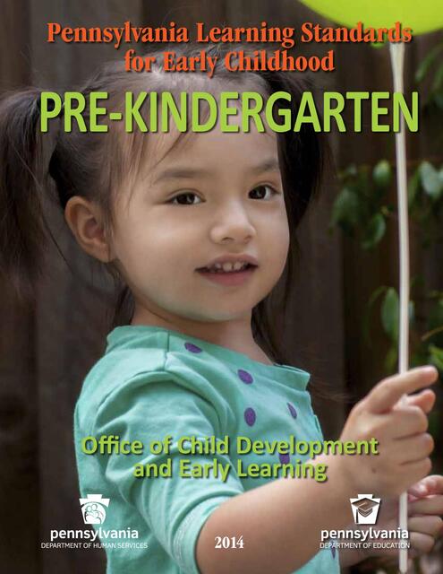 Pennsylvania Learning Standards for Early Childhoo | Mariel Cespedes ...