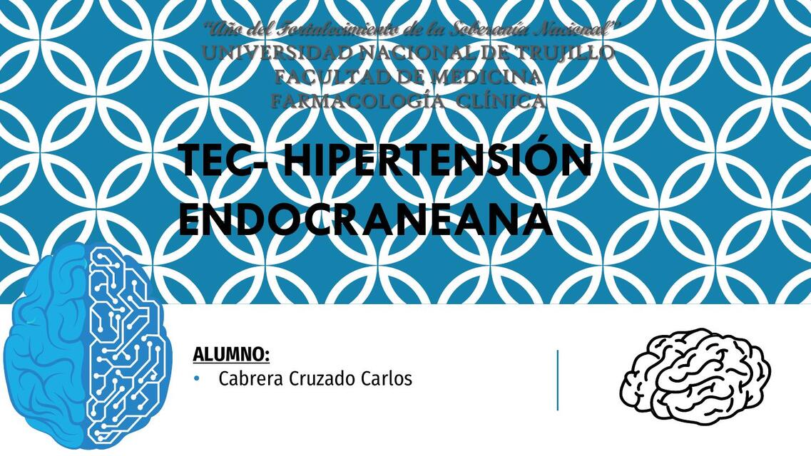 HIPERTENSIÓN ENDOCRANEAL - FARMACOLOGÍA | Taciturn Notes | uDocz