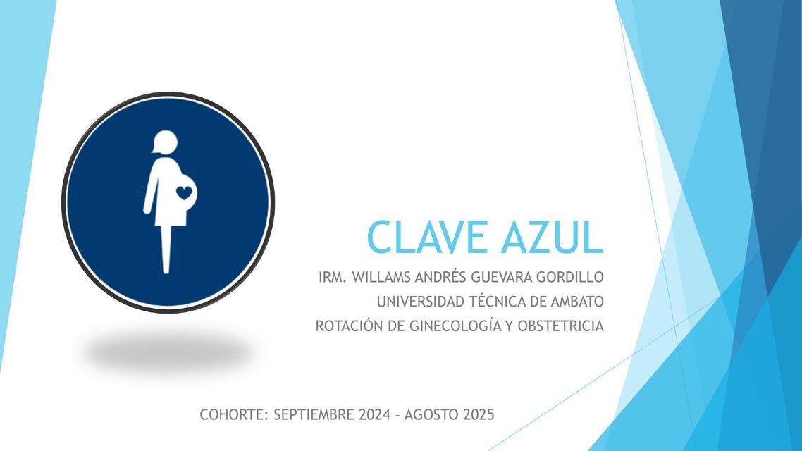 CLAVE AZUL | emergencia medico | uDocz
