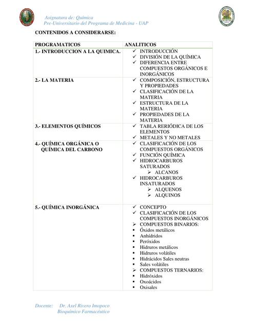 Flashcards de Quimica pdf | Por Suelen | uDocz