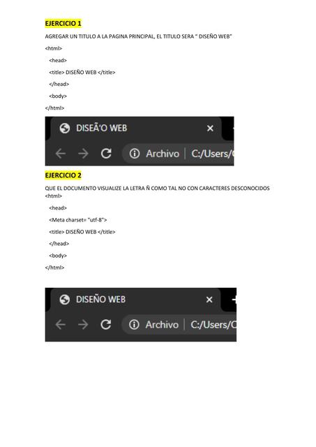 HTML formulas para hacer el trabajo | uDocz