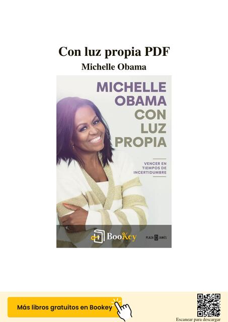 Con luz propia Michelle Obama PDF | Carina | uDocz