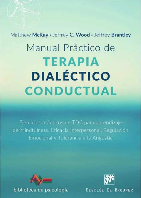 Manual Practico de Terapia Dialectico Conductual M | Any Robles | uDocz