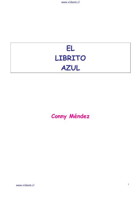Conny mendez el librito azul pdf | Davidelcosmico | uDocz