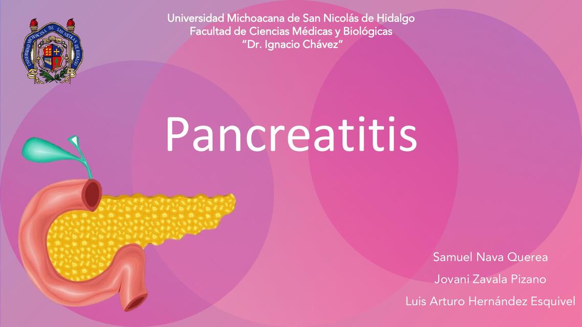 Pancreatitis | Jose Armando Flores Rodriguez | uDocz