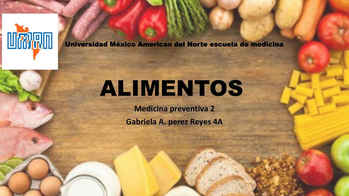 Alimentos Med preventiva | Rodiz | uDocz