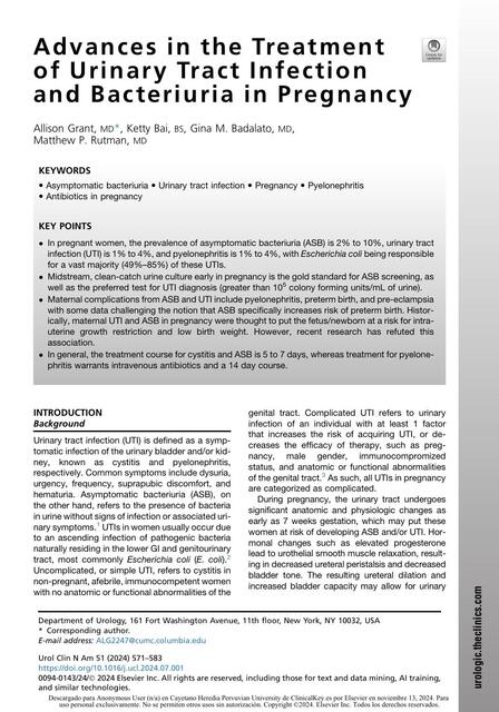 Advances in the Treatment of Urinary Tract Infecti | Jesús | uDocz