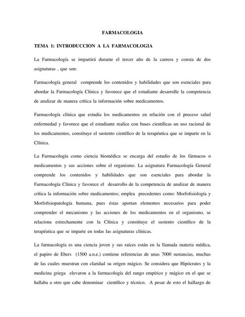 FARMACO I Completo | Jesus Vieira | uDocz