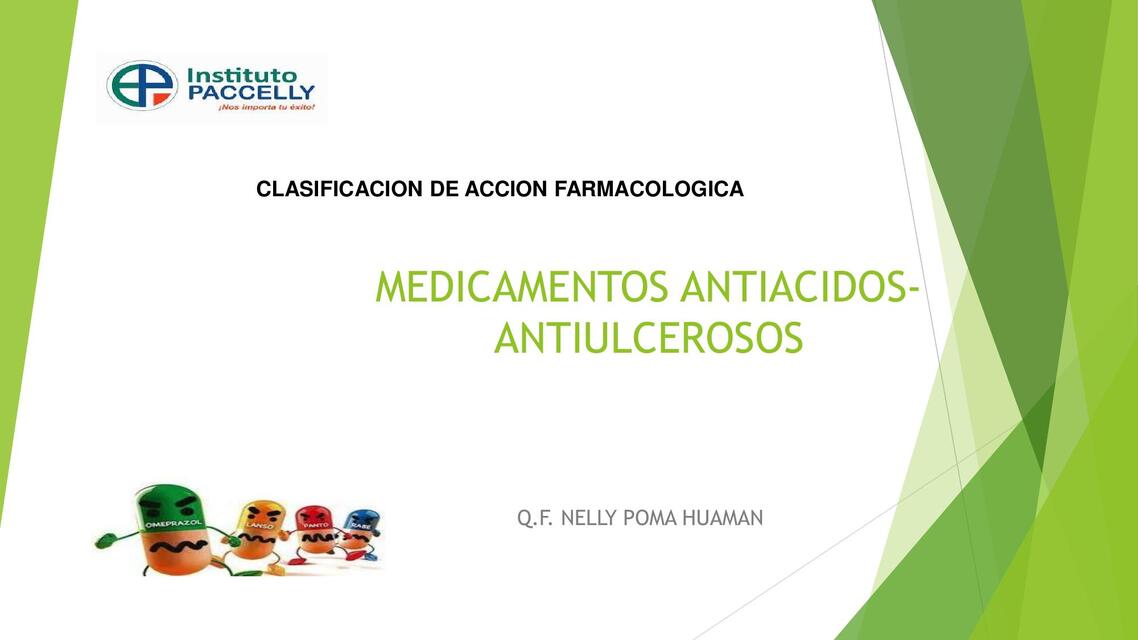 Medicamentos ANTIACIDOS y antiulcerosos 1 | Doris | uDocz