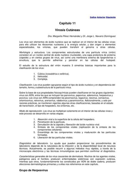 virosis cutaneas | Sharon Cuadros | uDocz