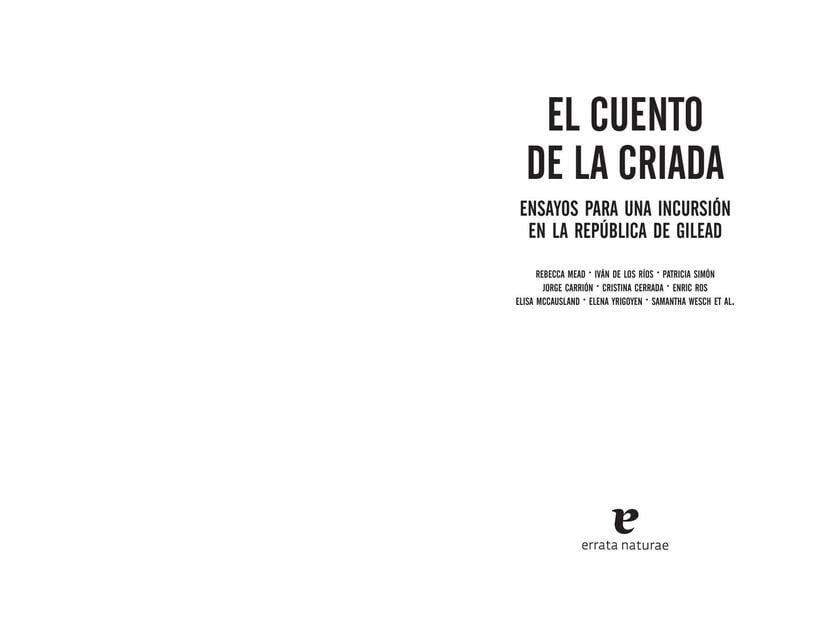 El cuento de la criada extracto | Sánchez | uDocz