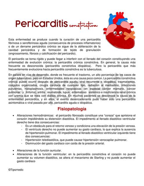 Pericarditis constrictiva | Tips Medic | uDocz