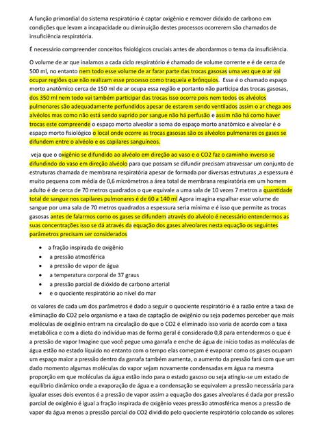 fisiologia insuf resp | patricia martins | uDocz
