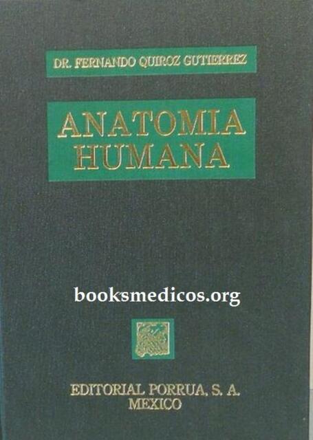 Quiroz Anatomia Humana Tomo 1 | Juan | uDocz