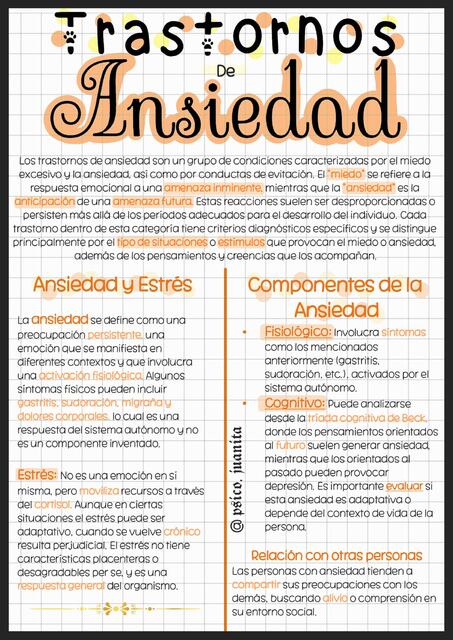 Otros Trastornos | Psico.Juanita | uDocz