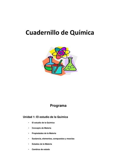 Cuadernillo De Quimica Miguel David Udocz
